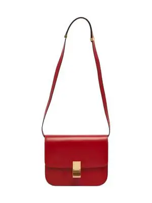 Celine 2014 Classic Box Shoulder Bag Red