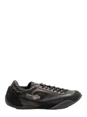 Y3 Tokyo Warped Leather Sneakers - Black