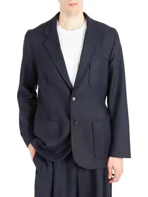 SOCIETE ANONYME Granpa Patch-pocket Blazer - Blue