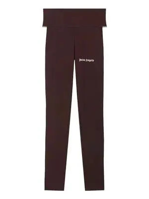 Palm Angels Logo-print Leggings - Brown
