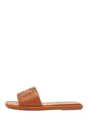 TORY BURCH Tory Burch Double T Leather Slides