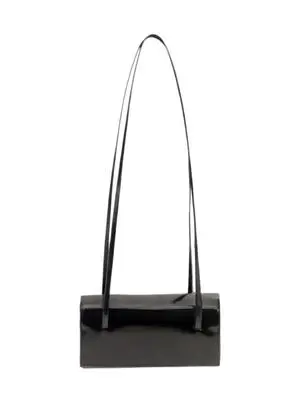 FANE Mini Mie Leather Shoulder Bag - Black