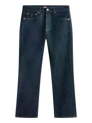 Tommy Hilfiger Straight Leg Faded Effect Jeans - Blue