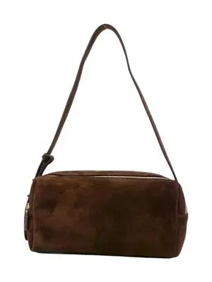 ELLEME Suede Cross Body Bag - Brown