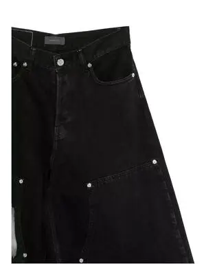 HAIKURE Haikure Stud-Embellished Wide-Leg Jeans