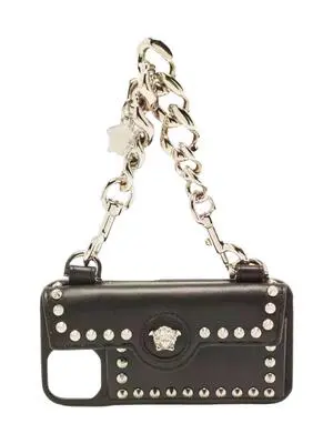 Versace Medusa Studded Iphone Case - Black