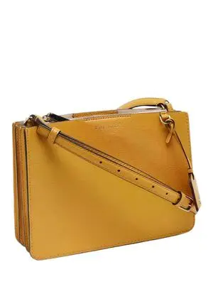 Kate Spade New York Leather Crossbody Bag - Yellow