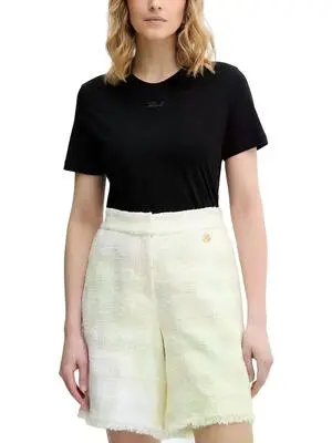 KARL LAGERFELD Logo-embroidered T-shirt