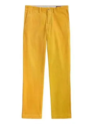 Polo Ralph Lauren Straight Fit Stretch Corduroy Trousers - Yellow