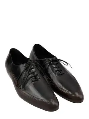 Dries Van Noten Leather Brogues - Brown