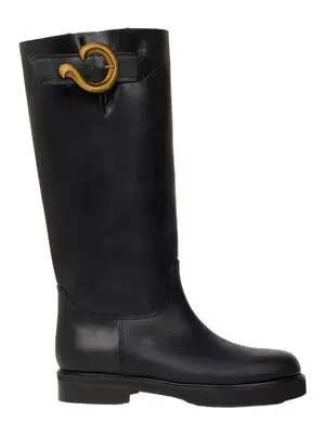 ETRO ETRO Leather Boots With Paisley Buckle