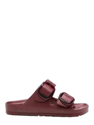 BIRKENSTOCK Madrid Big Buckle Flat Sandals - Red
