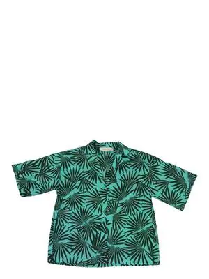 Diane Von Furstenberg Tropical Print Shirt - Blue