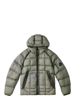C.P. COMPANY D.d. Shell Hooded Puffer Jacket - Grey