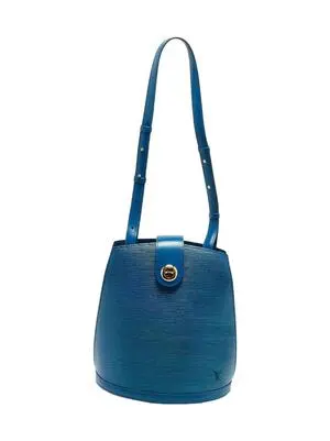 LOUIS VUITTON 1994 Cluny Epi Bucket Bag - Blue