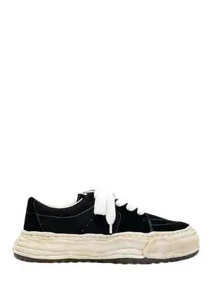 MIHARA YASUHIRO Maison MIHARA YASUHIRO Eric Og Sole Overdyed Mix-Material Low-Top Sneakers
