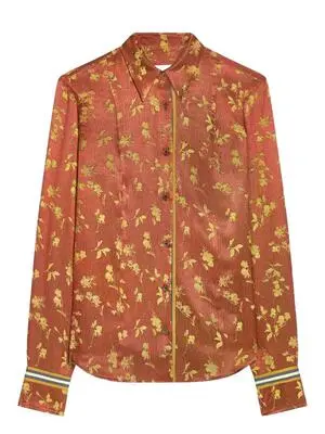 DRIES VAN NOTEN Dries Van Noten Floral Double-Dye Jacquard Shirt