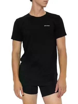 Palm Angels Logo-print T-shirt - Black