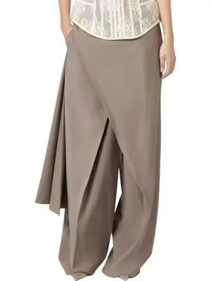 GIUSEPPE DI MORABITO Giuseppe Di Morabito Wrap-Panel Trousers