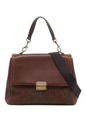 Carolina Herrera Baret Monogram-embossed Tote Bag - Brown