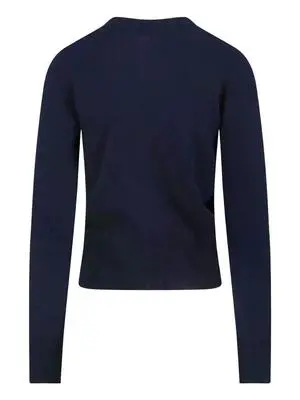 Extreme Cashmere Button Little Cardigan Blue