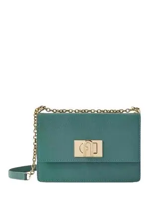 Furla 1927 Grained Leather Mini Bag - Green