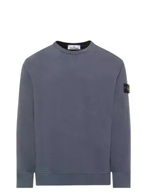 Stone Island 6100057 Heavy Organic-coton Jersey Sweatshirt Grey