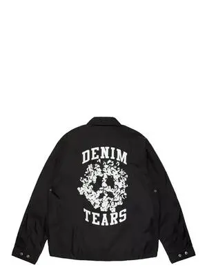DENIM TEARS Peace Wreath Shirt Jacket - Black