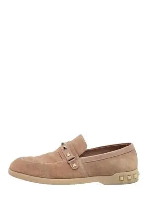 Valentino Garavani Rockstud Detail Loafers - Neutrals