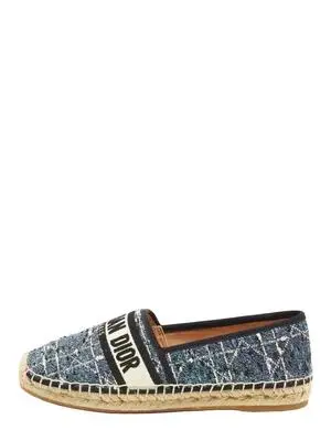 Dior Granville Tweed Espadrilles - Blue