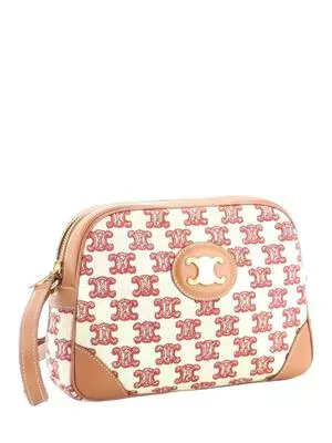 Celine Canvas Triomphe Camera Bag - Neutrals