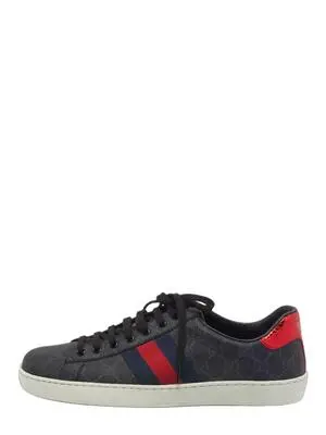 Gucci Ace Web-detail Sneakers - Grey