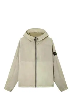 Stone Island Ultralight Nylon Stretch-tc Hooded Jacket - Neutrals