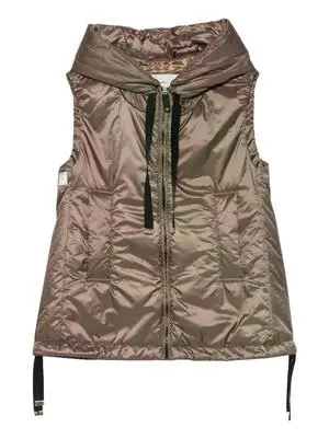 Max Mara Max Mara The Cube Hooded Gilet Brown