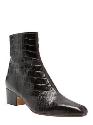 CHIE MIHARA Chie Mihara Cumiya Ankle Boots With Croc-Effect Texture
