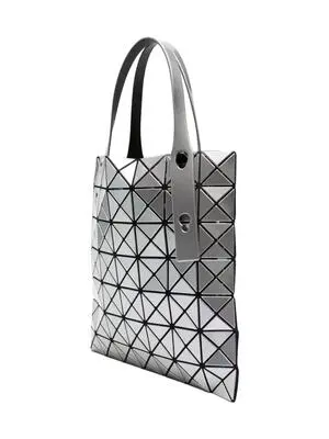 Issey Miyake Prism Basics Geometric Tote Bag - Silver