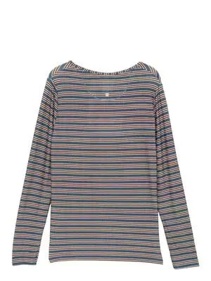 PIP STUDIO Striped Long Sleeve Top - Blue