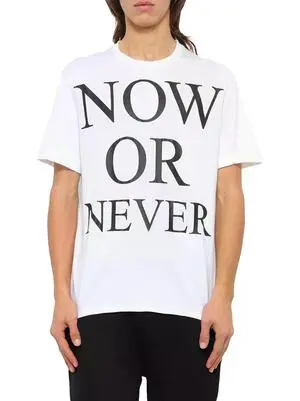 Neil Barrett Slogan-print T-shirt - White