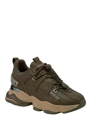 PLEIN SPORT Runner Beast X-01 Panelled Sneakers - Brown