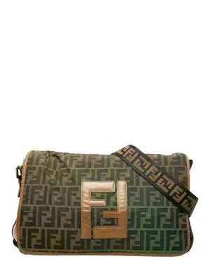 Fendi Zucca Canvas Ff Messenger Bag - Brown
