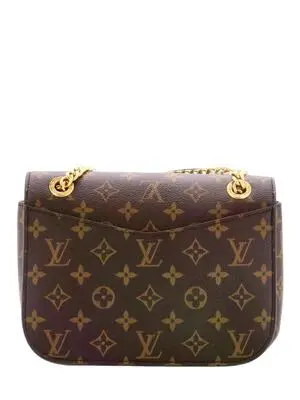 LOUIS VUITTON Passy Monogram Canvas Crossbody Bag - Brown