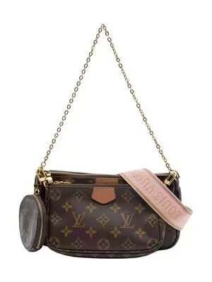 LOUIS VUITTON 2020 Monogram Multi Pochette Accessoires Satchel - Brown