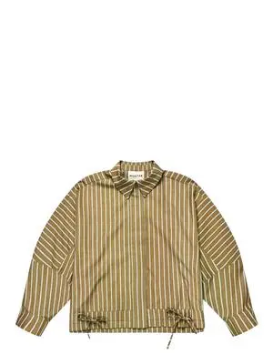 Munthe Striped Drawstring Shirt - Neutrals
