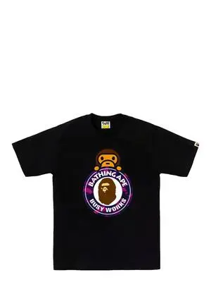 A BATHING APE Busy Works Milo T-shirt - Black