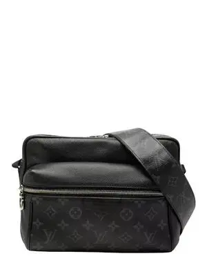 LOUIS VUITTON Monogram Taigarama Outdoor Messenger Bag - Black