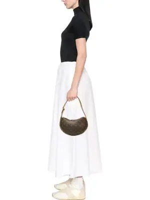 LOUIS VUITTON 2002 Monogram Croissant Pm Hobo Bag
