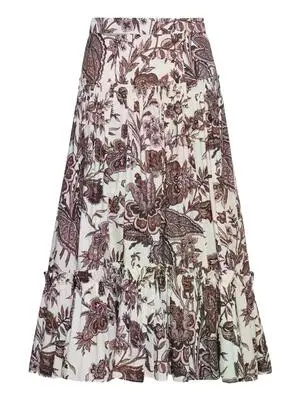 Cara Cara Tisbury Floral-print Maxi Skirt - Neutrals