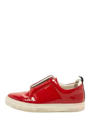 PIERRE HARDY Pierre Hardy Red Patent Leather Slip-On Sneakers