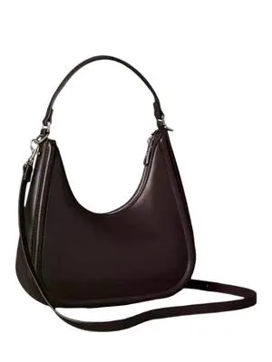 CALVIN KLEIN Calvin Klein Crescent Logo-Embossed Shoulder Bag