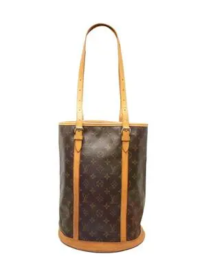 LOUIS VUITTON Monogram Gm Bucket Bag - Brown